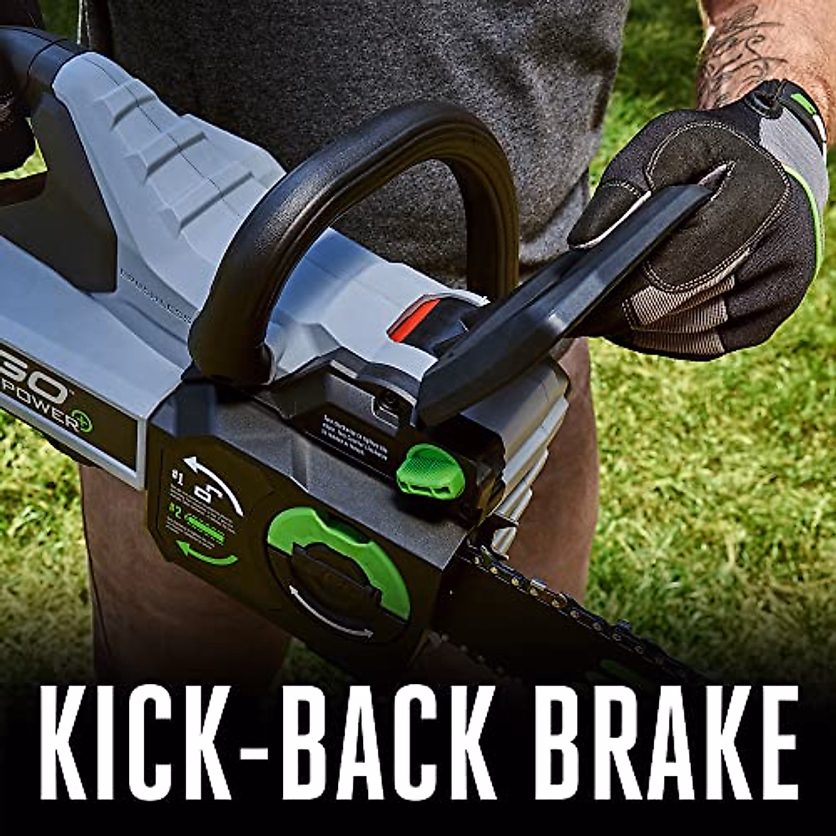 EGO Power+ CS1613 Inch 56-Volt Lithium-ion Cordless 4.0Ah Charger Included Chain Saw, 16-in. Chainsaw Kit w/ 4.0 Ah Battery