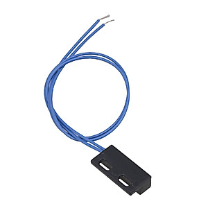 Bstinay AC110-220V Door Window Reed Switch Black Normally Open Magnetic Door Contacts Switch