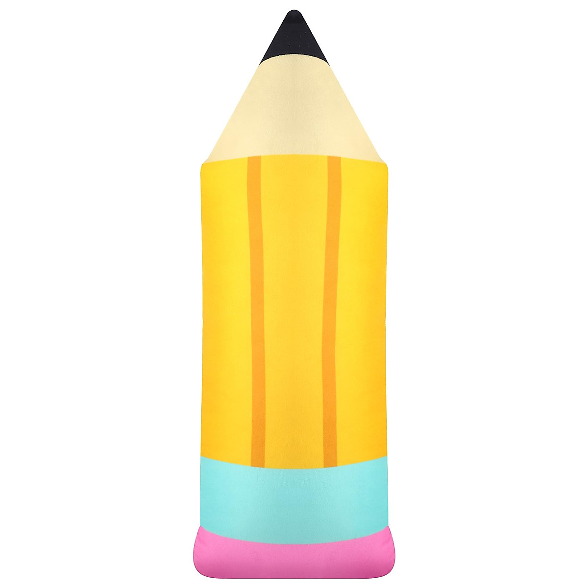 CroBlissful Cute Pencil Pillow Kids Classroom Plush Pillow Large Throw Pillow Back School Cushion Creative Cute Pencil Plush for Reading Room Decoration Birthday Party Teacher Gift