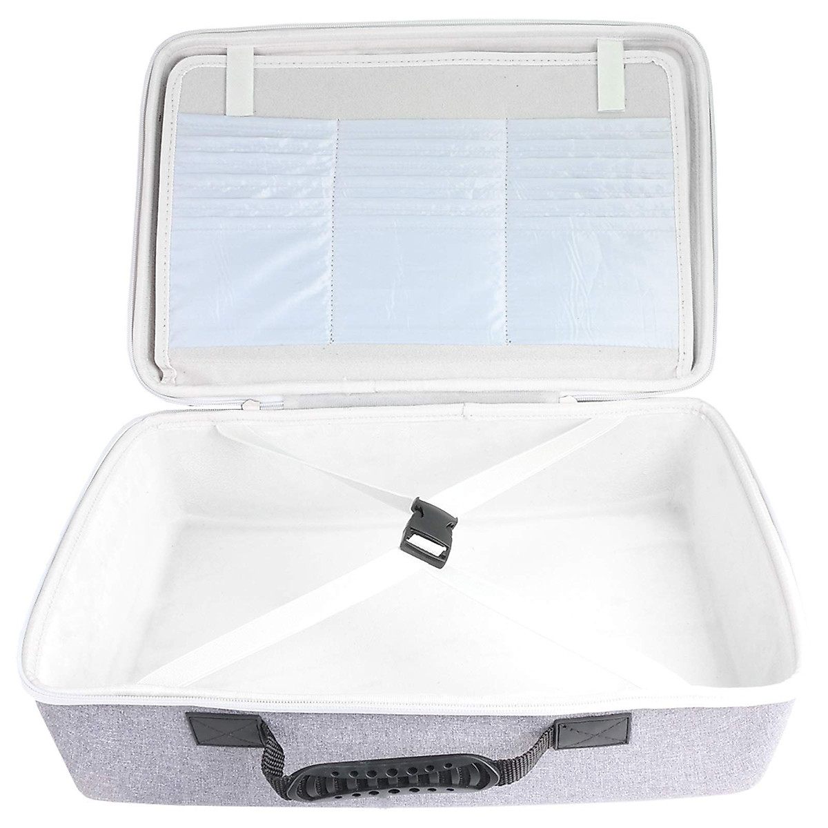 khanka Storage Case Replacement for Sony PlayStation 5 Console Standard Edition/Digital Edition (White)