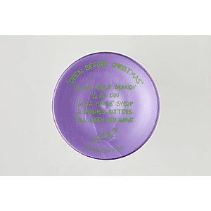 Enesco Designs by Lolita Holiday Open Before Christmas Hand-Painted Artisan Wine Glass, 15 Ounce, Multicolor