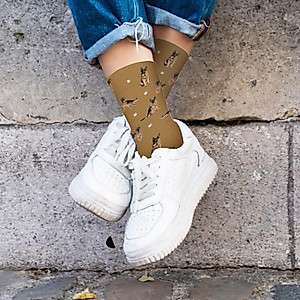 Subvise Funny German Shepherd Dog Crew Socks,Personalized Pet Athletic Winter Socks for Men Women (German Shepherd)