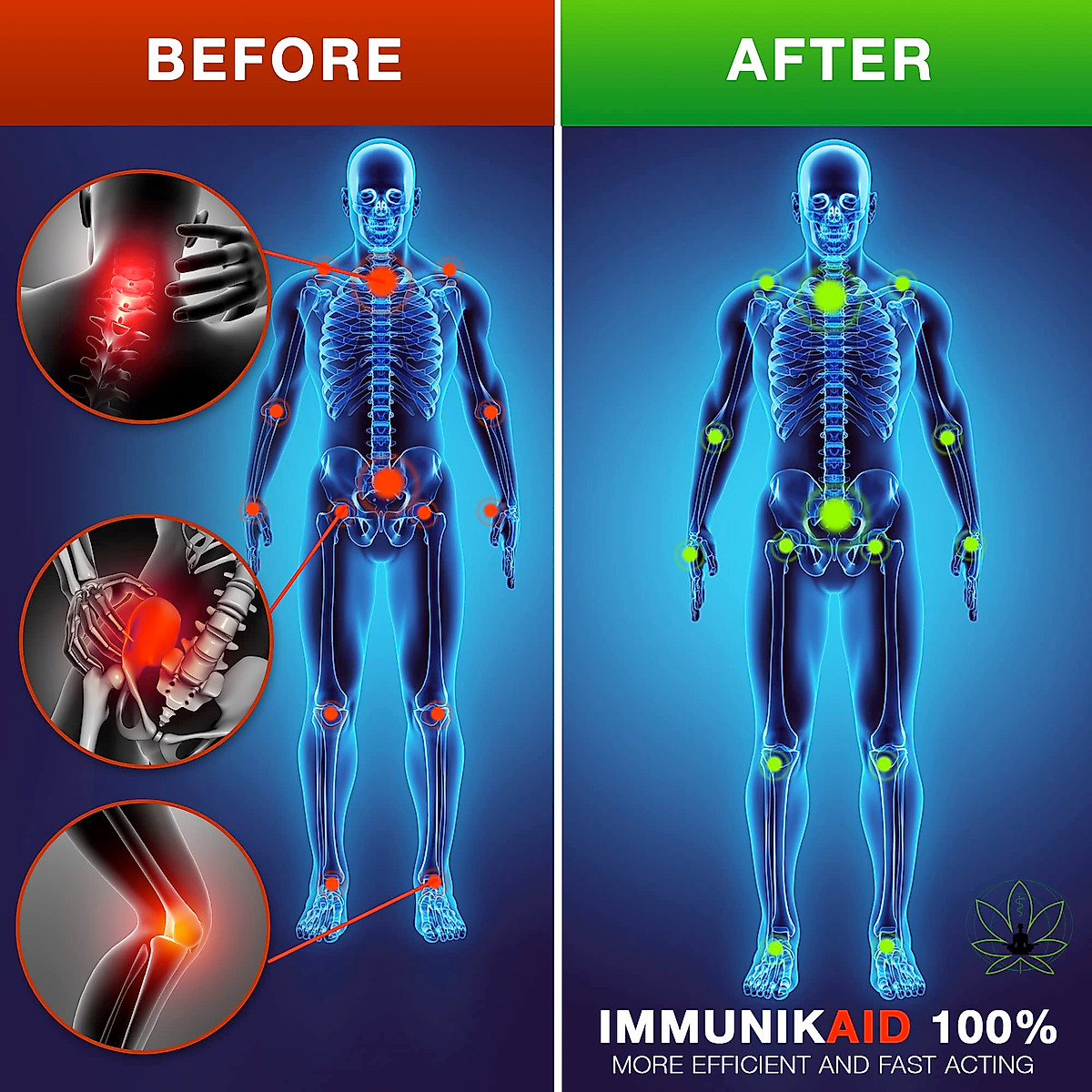 Instant Hemp Cream - Made in USA - Muscle, Foot, Shoulder, Neck, Joints and Back - Natural Hemp Oil Extract Moisturizing Gel, Lotion, Balm