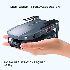 Brushless Motor Drone with Dual Camera Real 1080P WiFi RC Quadcopter Remote Control Airplanes Long Range FPV Plane Gift for Adults Kids Beginner, 2 Batteries 34 Mins Flight Time,Speed Adjustment,Waypoints,Gesture Selfie,Auto Hover