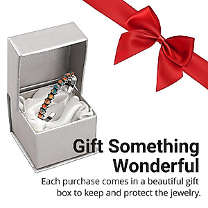 Shop LC Santa Fe Style 925 Sterling Silver Spiny Turquoise Cuff Bangle Bracelet for Women Western Jewelry Size 7.5" Boho Western Birthday Gifts for Women