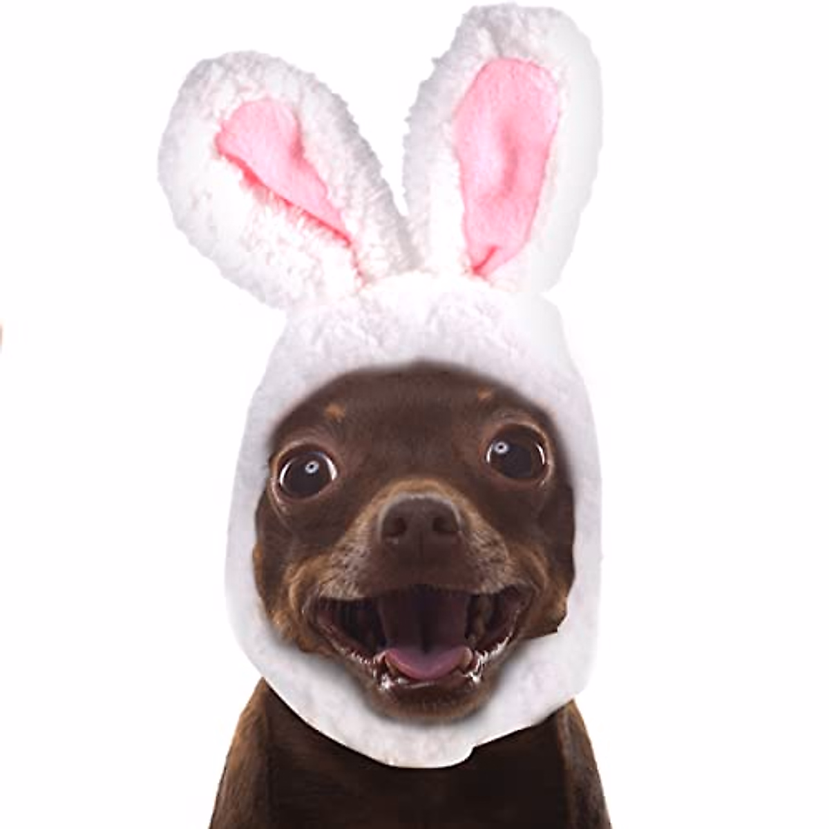 Bunny Rabbit Ears Hat, Cute Easter Pet Hats Easter Costume for Cat Small Dogs Dress Up Party Easter Headwear