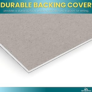 1InTheOffice Jr Legal Pads,Small Legal Notepads, 5" x 8", Narrow Ruled Note Pad, White, 50 Sheets/Pad, 12 Pads/Pack