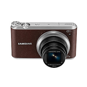 Samsung WB350F 16.3MP CMOS Smart WiFi & NFC Digital Camera with 21x Optical Zoom, 3.0" Touch Screen LCD and 1080p HD Video (Brown)