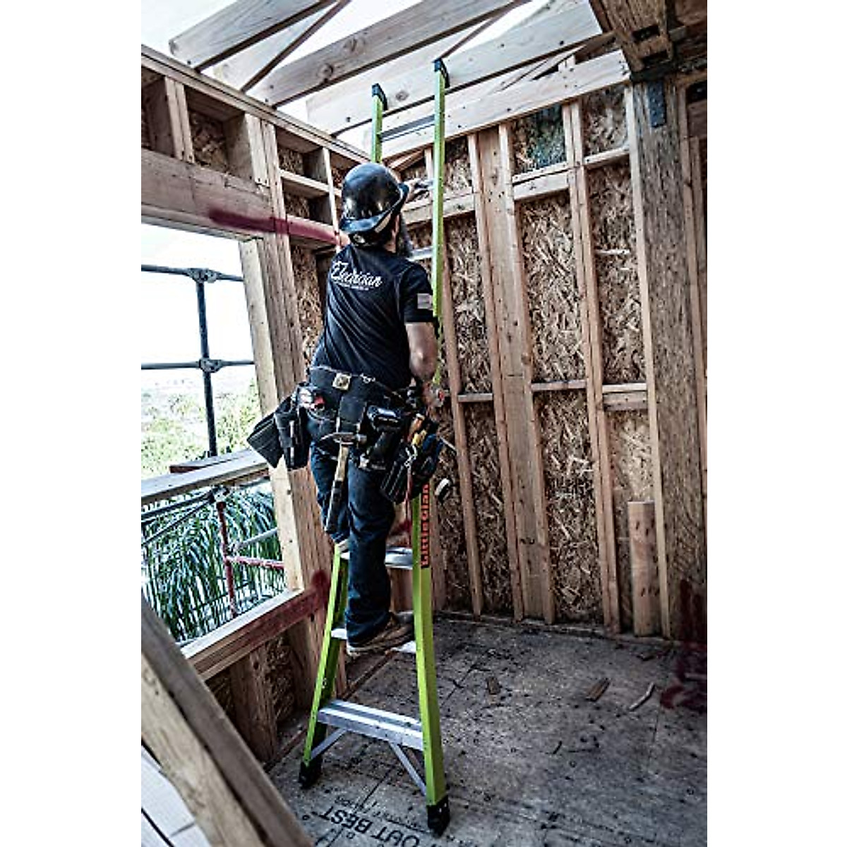 Little Giant Ladders, King Kombo, Professional, 6 Ft. A Frame, 10 Ft. Extension, Fiberglass, Type 1AA, 375 lbs Weight Rating, (13610-001)