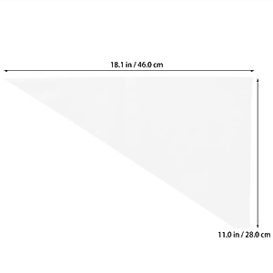 UKCOCO 50pcs Construction Pointing Bag Brick Masonry Bags Tile Grout Pouches Grout Pen Decorating Bags for Frosting Cement Sealer Black Tile Puncture White Makeup Work