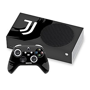 Head Case Designs Officially Licensed Juventus Football Club Sweep Stroke Art Matte Vinyl Sticker Gaming Skin Decal Cover Compatible with Xbox Series S Console and Controller Bundle