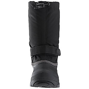 Kamik Girl's Waterbug5 Snow Boot, Black/Charcoal, 2 Medium US Little Kid