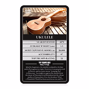 Top Trumps Card Game Musical Instruments - Family Games for Kids and Adults - Learning Games - Kids Card Games for 2 Players and More - Kid War Games - Card Wars - for 6 Plus Kids