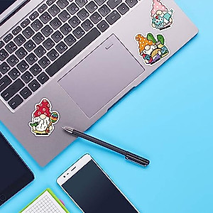 100pcs Gnome Stickers Vinyl Waterproof Stickers for Laptop, Water Bottle, Skateboard, Gnome Party Favors Gnome Decals Gifts, Scrapbooking, Guitar - Fun for Kids, Teens, Adults