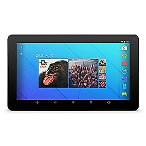 Ematic 10-inch Android 5.1 (Lollipop), Quad-Core 16GB Tablet with Keyboard Folio Case and Headphones, Purple