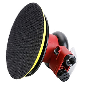 Professional Air Random Orbital Palm Sander, Heavy Duty Dual Action Pneumatic Sander with 1pc Backing Plate (5 inch)