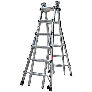 Little Giant Ladder Systems Quantum, M26, 26ft, Multi-Position Ladder, Type 1A, 300 lbs Weight Rating, (12726)
