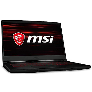 MSI GF63 Thin Laptop: 11th Gen Core i5-11400H, RTX 1650, 256GB SSD, 8GB RAM, 15.6" Full HD IPS Display, Windows 11