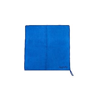 Ragnify Clay Towel Auto Detailing Scratch Free and Paint Safe fine Grade Clay Bar Cloth for Car Detailing, Polishing and Removing Paint Contaminants (Blue Regular)