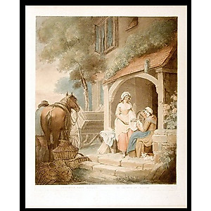 Coming from Market Revenant du Marche Pl.[ate the] 3rd; Returned from Market De Retour du Marche Pl.[ate the] 4th