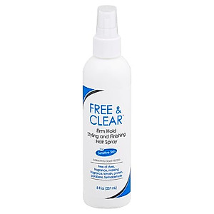 Vanicream Firm Hold Hairspray, Fragrance and Gluten Free, For Sensitive Skin, 8 Ounce, Packaging May Vary