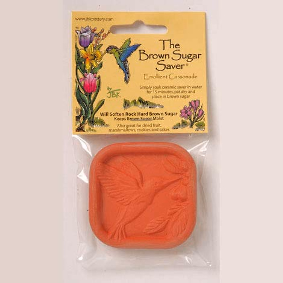 JBK Pottery Brown Sugar Savers - New Designs (Brown Sugar Saver and Pot Minder)