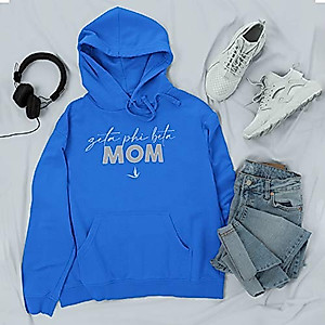 Bad Bananas Zeta Phi Beta Sorority Paraphernalia - Zeta Phi Beta Mom - Hooded Sweatshirt (Hoodie) - Royal XX-Large