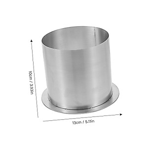 MAGICLULU Garbage Chute Desktop Grommet Drop-in Trash Chute Kitchen Trash Chute Kitchen Counter Trash Chute Grommets Metal Trash Chute Grommet Stainless Steel Counter Grommet