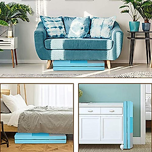 Costzon Toddler Foam Play Mat, Foldable Baby Crawling Mats 58-Inch Square Soft Non Skid Baby Daycare Floor Mat, Thicken Waterproof Memory Activity Play Mat for Home, School, Kindergarten or Nursery