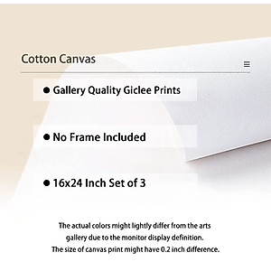 Mid Century Modern Wall Art Set of 3 Neutral Boho Art Prints Abstract Geometric Wall Art Picture Black Beige Minimalist Painting Canvas Artwork for Living Room Bedroom 16x24 Inch UNFRAMED