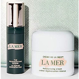 La Mer Regenerating Mini Miracles Skin Care Set Includes Creme De La Mer 0.5 Oz and La Mer Regenerating Serum 0.17 Oz