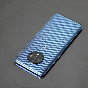 Ibywind Screen Protector For OnePlus 7T,with 2Pcs Tempered Glass,1Pc Camera Lens Protector,1Pc Backing Carbon Fiber Film [Fingerprint Reader,Easy to install]