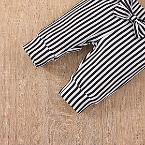 VINUOKER Preemie Newborn Baby Girls Outfits set long Sleeve Cotton Pants Sets Infant Fall Winter Clothes