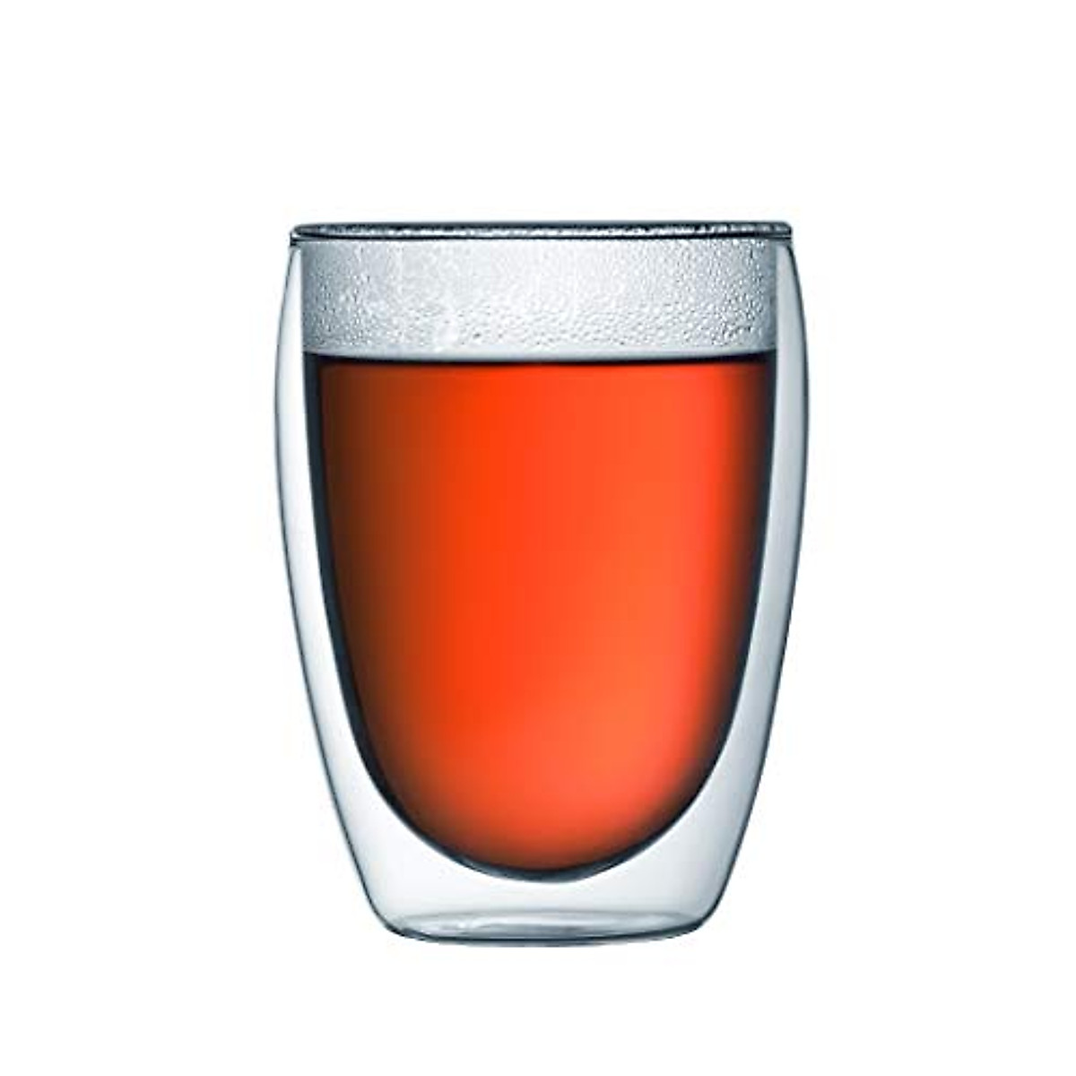 Bodum Pavina Glass, Double-Wall Insulate Glass, Clear, 12 Ounces Each, 2 Count (Pack of 1)