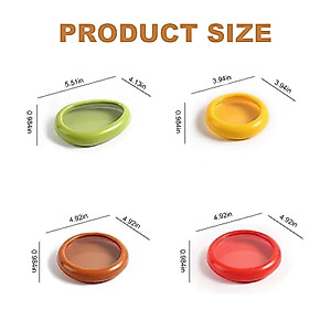 sthmil Silicone Fruit Storage Box,Fruit And Vegetable Anti-Oxidation Storage Box,Fruit and Vegetable Storage Containers with Silicone Lids for Fridge Keep Fresh（onion）