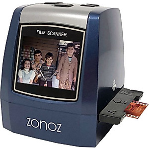 ZONOZ FS-3 22MP All-in-1 Film & Slide Converter Scanner, Speed-Load Adapters for 35mm, 126, 110 Negative & Slides, Super 8 Films - Worldwide Voltage 110V/240V AC Adapter
