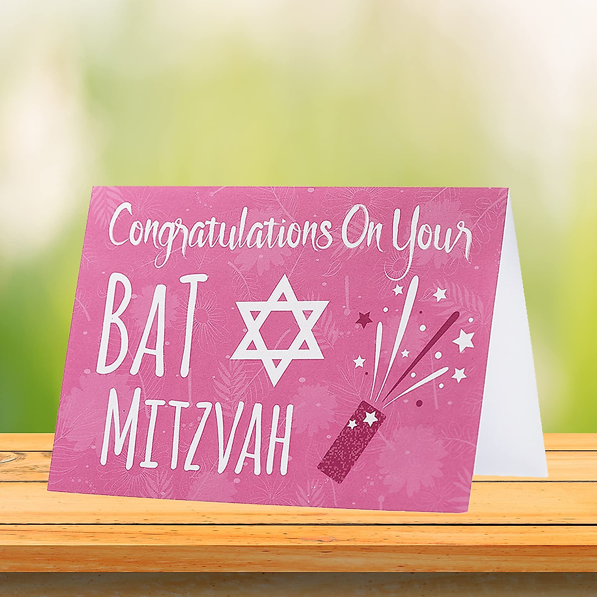 Lee Laa Lou Jewish Greeting Cards, Bar Mitzvah, Bat Mitzvah, Greeting Cards, set of 4pc, with envelopes