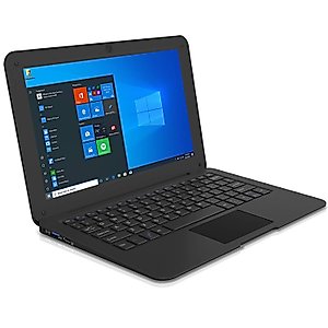 HBESTORE 10.1Inch Portable Laptop Mini Computer Ultra Thin Notebook with Apollo Lake N3350,6GB RAM and 64GB Storage with Windows10 OS (Black)