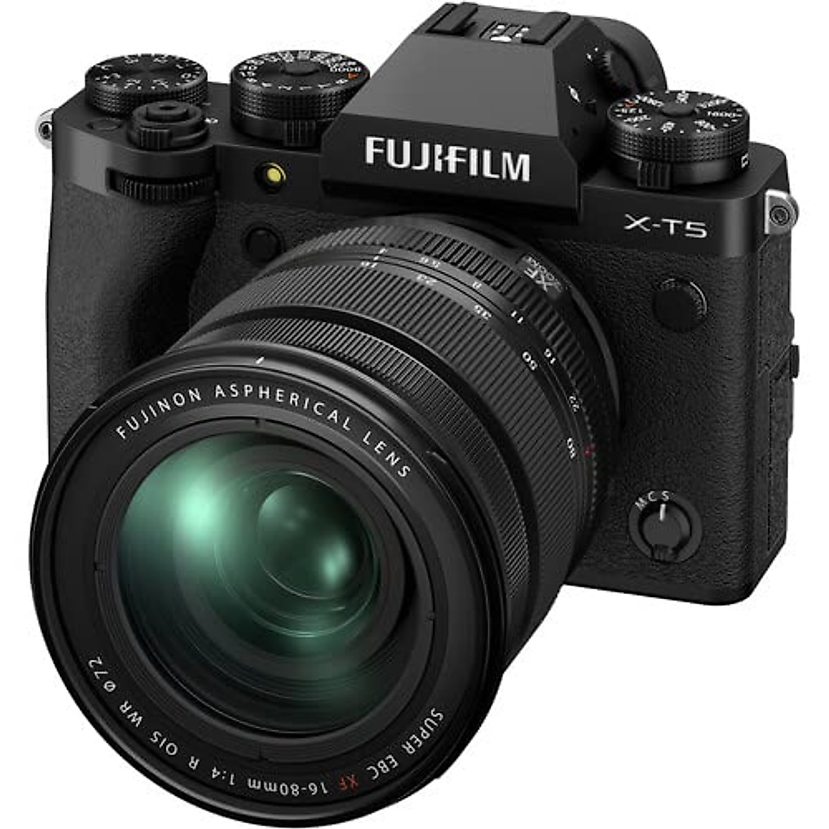 FUJIFILM X-T5 Mirrorless Camera with 16-80mm Lens (Black) Bundle with Extra Battery & Charger Kit, Tripod, Backpack, & More (14 Items) | USA Authorised with Fujifilm Warranty | Fuji xt5