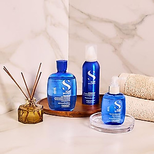 Alfaparf Milano Semi Di Lino Volume Shampoo For Fine Hair – Anti Frizz, Hair Thickening Shampoo to Add Volume & Body - Sulfate Free and Professional Salon Quality - Frizz Control Products (8.45 oz)