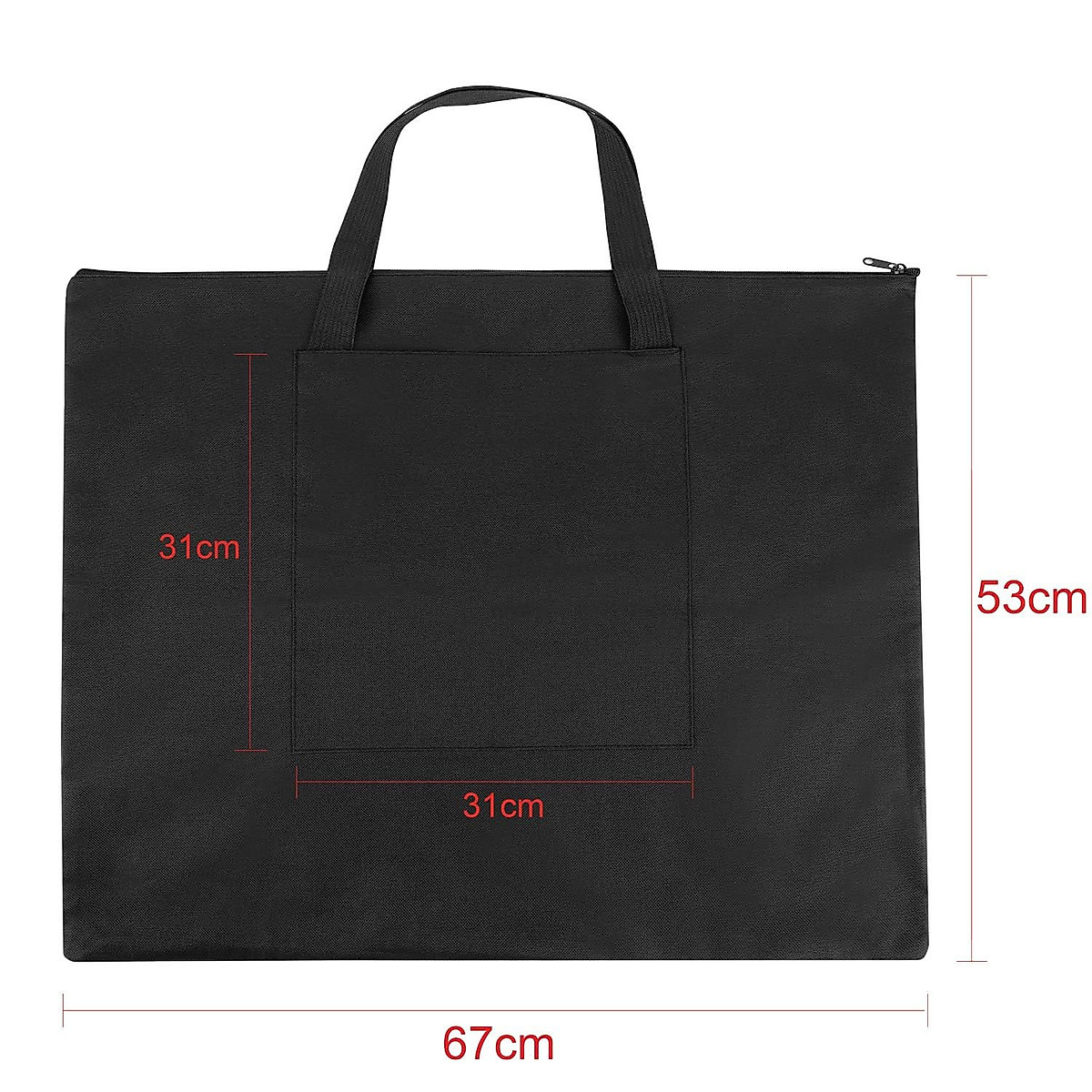 A2 Painting Drawing Board Storage Bag Waterproof Art Carry Tote Bag Canvas Art Portfolio Case Large File Folder Handbag