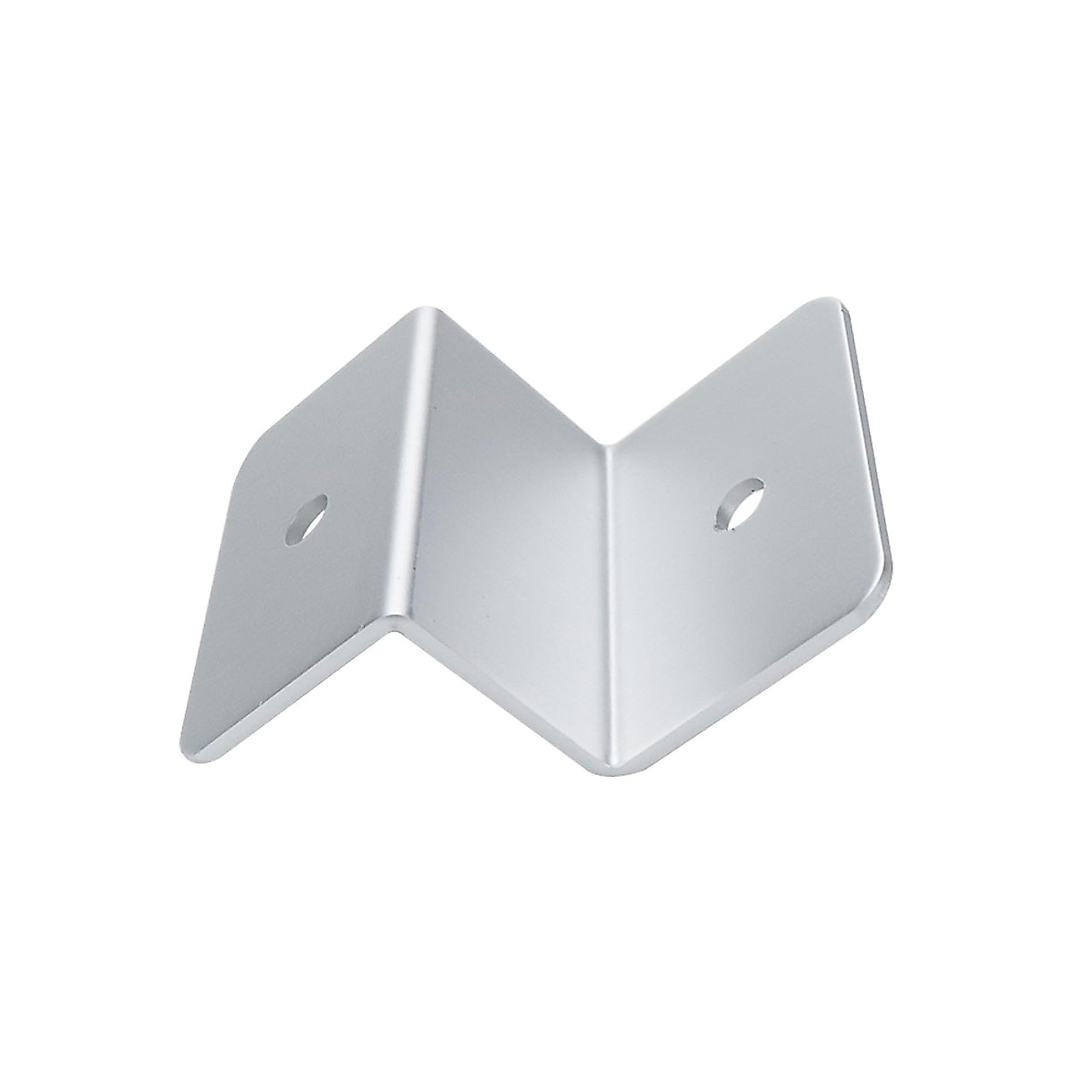 KUMGROT 4 Sets Solar Panel Brackets Aluminum Alloy Z Brackets for Solar Panels Roof RV Boat Off Grid, Silver