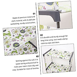 CAXUSD Combination Shelf Shoe Rack Shelf Clothing Shelves Clothes Organizer Rack Free Standing Bookcase Hangers for Clothes Clothing Shelf Storage Shelf Display Stand Rack Simple Fabric