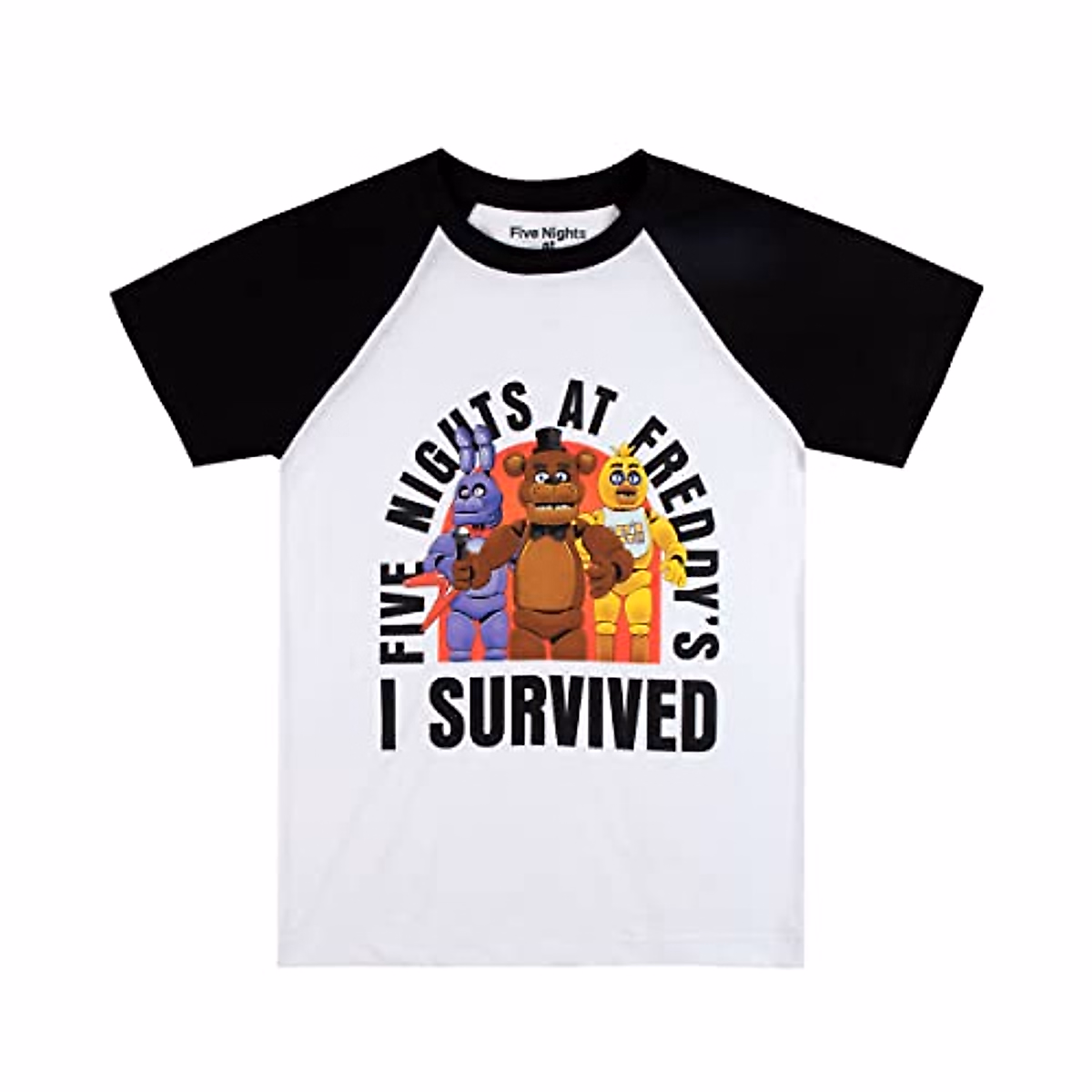 Bioworld Five Nights at Freddy's Game Over Crew Neck Short Sleeve 4pk Boy's Tees- Small Multicolored