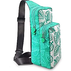 AOPUTTRIVER Travel bag for Nintendo Switch, Carrying Case for Nintendo Switch with Large Capacity, IP65 Waterproof for Nintendo Switch, Console, Dock, Joy-con Grip & Accessories (Turquoise Series)