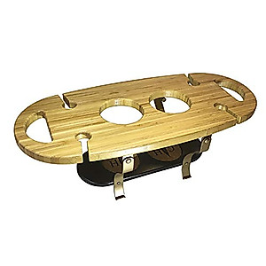 FixtureDisplays® Red Wine Holder 4*Glasses and 2*Bottles Elegant Design Wine Rack,Red Wine Stand 15206