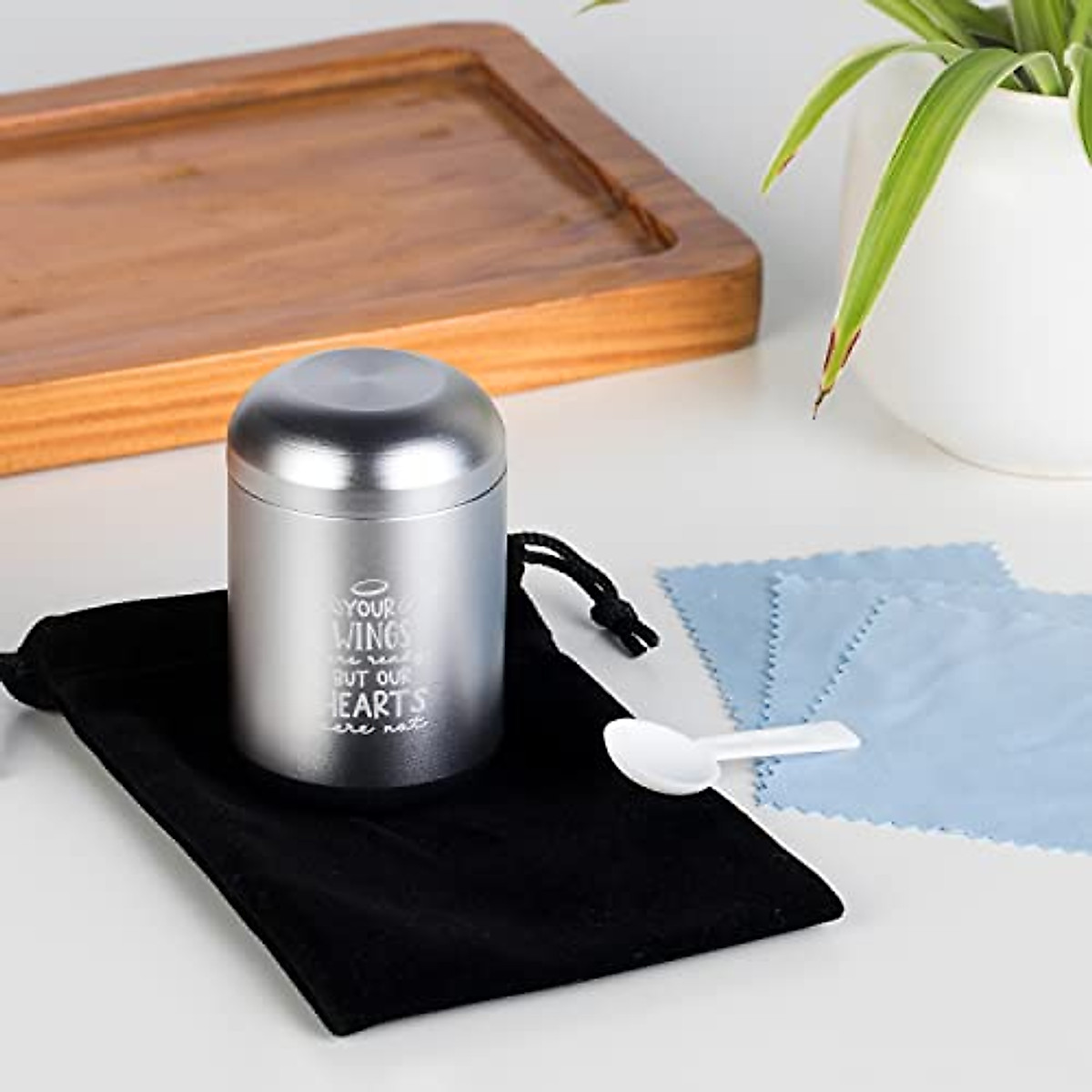 6 Pack Small Keepsake Urns for Human Ashes Mini Cremation Urns for Ashes Stainless Steel Memorial Ashes Holder