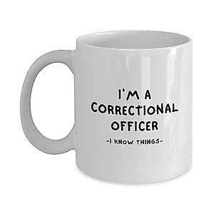 Correctional Officer Mug,Best Corrections Work Appreciation Birthday Christmas Tumbler Gift For Officer Shirt Prison Supervisor Police Men Women Coworker,Funny Prayer Travel Job Present Coffee Tea Cup