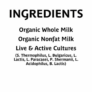 Kalona SuperNatural Organic Whole Milk Plain Yogurt, 24 Ounce