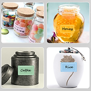 Daycare Bottle Labels Waterproof Name Stickers - 220 Pcs Colorful Self-Adhesive Removable Labels Assorted Size Date Stickers for Baby Kids School Suppliers Mason Jar Bottles Home Storage Containers